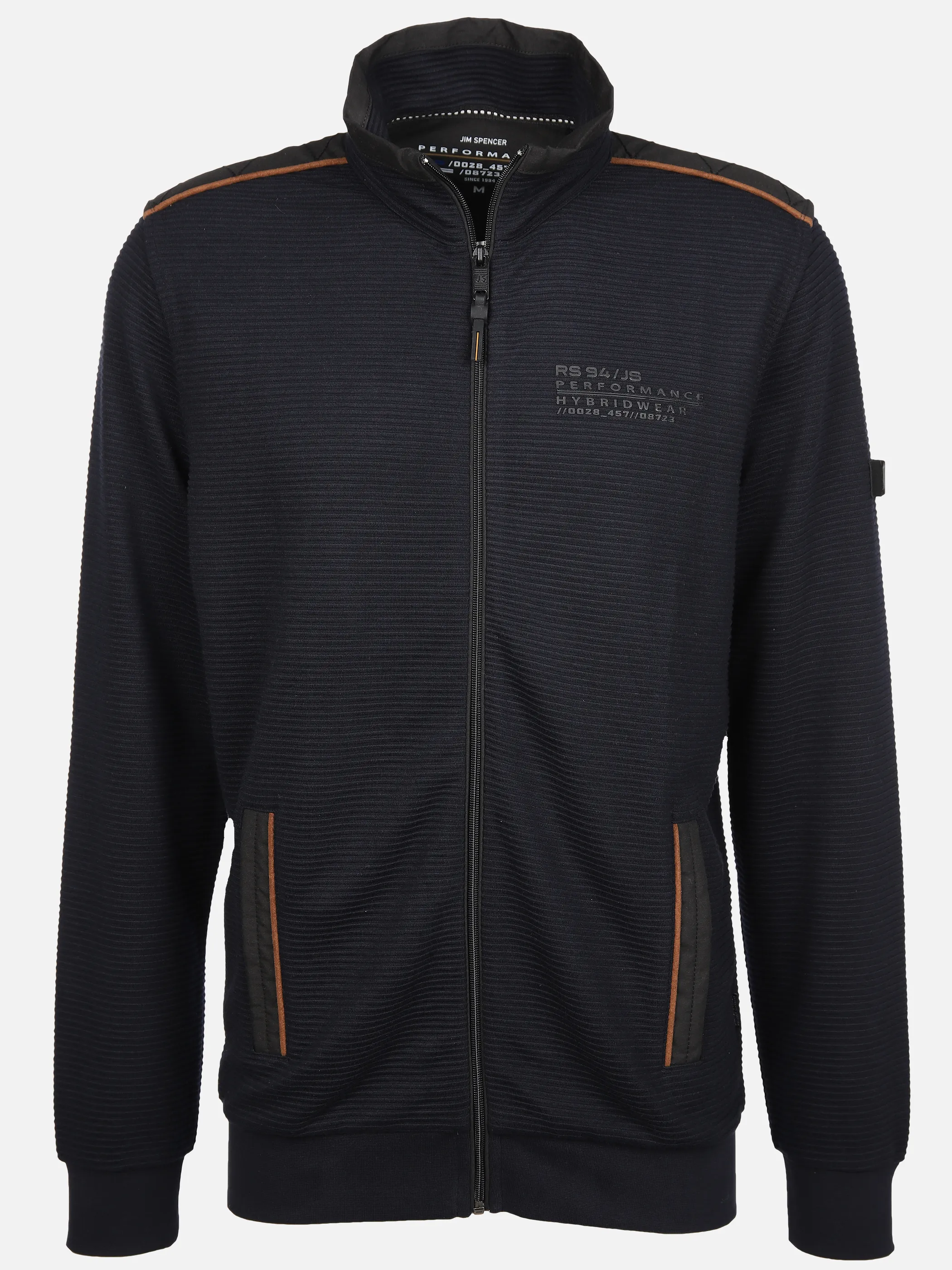 Herren Sweatjacke in Ottoman Ripp | noSize | 888357-navy