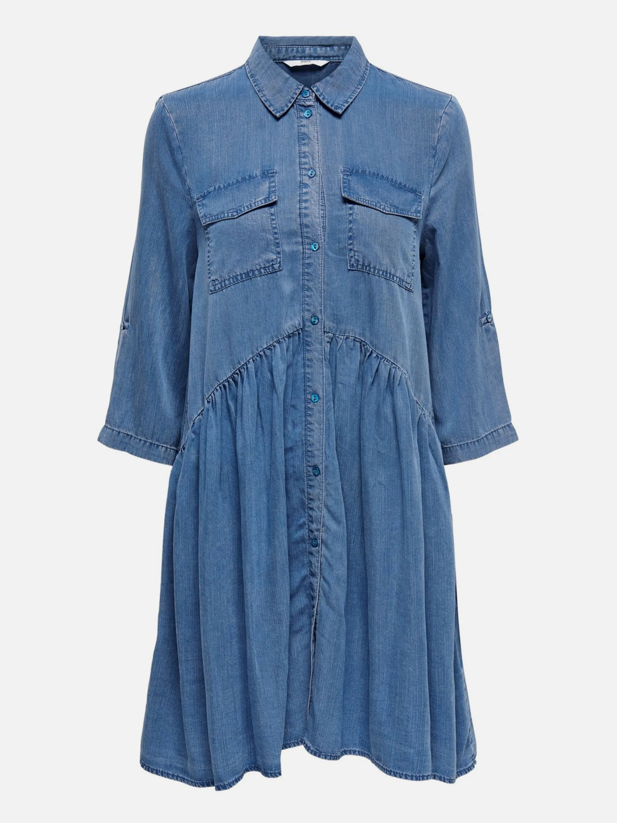 Only ONLCHICAGO 3/4 SL LIF Jeanskleid | S | 850468-0179695-3