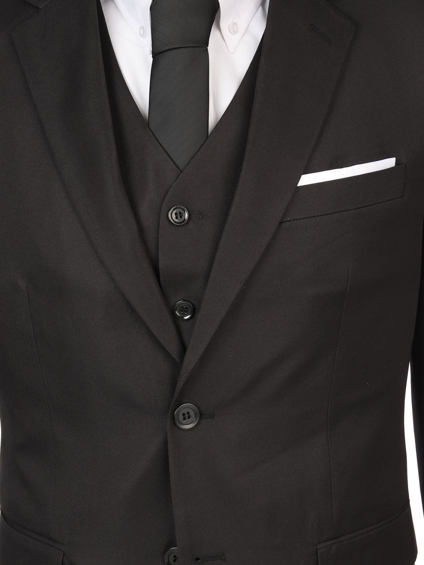 AWG Mode - Herren Anzug 5tlg. Komplett Set | BLACK | noSize | 896832-black